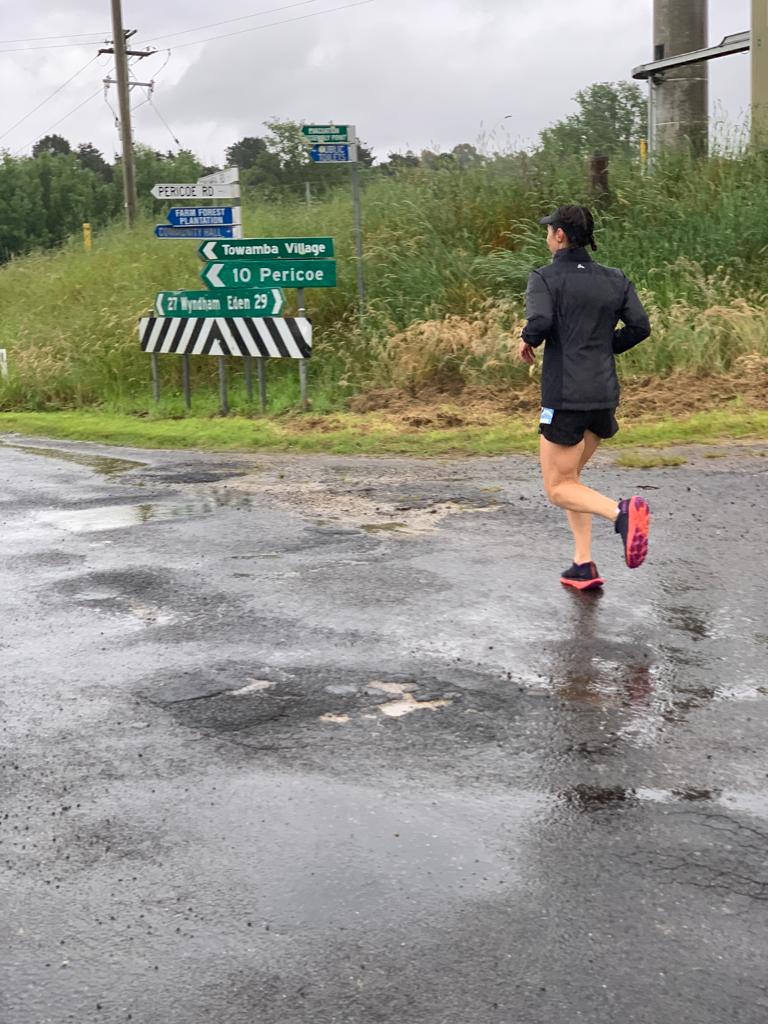 Maree coming in first female to towamba | Coast To Kosciuszko
